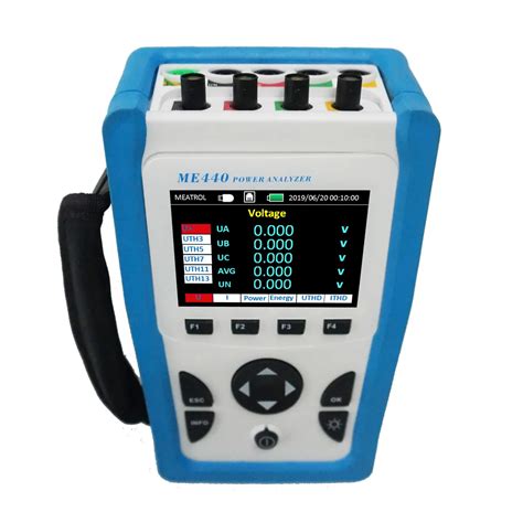 Me440 Electric Meter 16gb Data Logger Rogowski Coil Clamp Meter Energy Meter Power Quality
