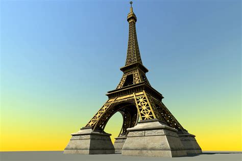 Eiffel Tower 3d Model