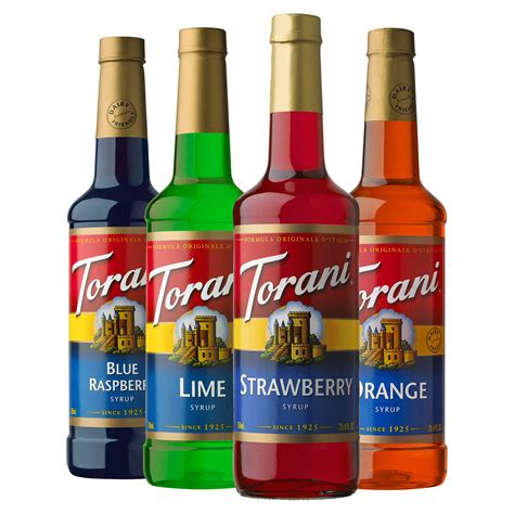 Torani Syrup Variety Pack Soda Flavors 4 Count By Torani Desertcart India