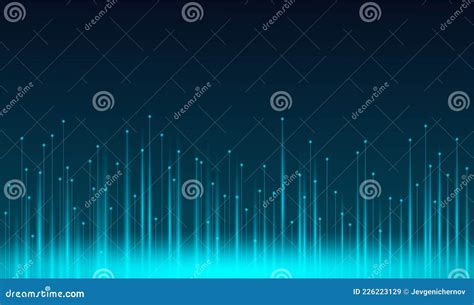 Modern Digital Technology And Computing Abstract Ai Background Stock Vector Illustration Of