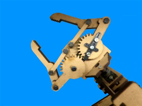 Brazo Rob Tico Madera Arduino Grados De Libertad En Mercado Libre