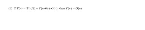 Solved Mark Each Of The Assertions Below As True Or False