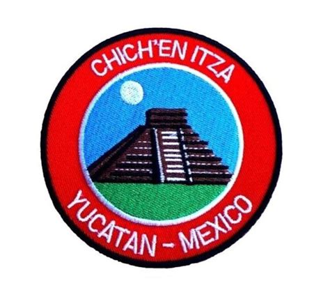 Chichen Itza Yucatan Mexico Patch 35 Inch Ironsew On Badge Applique