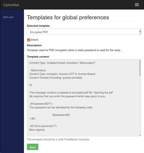 Template Format — Ciphermail Documentation