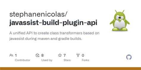 GitHub Stephanenicolas Javassist Build Plugin Api A Unified API To Create Class Transformers