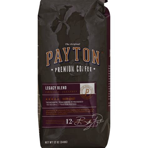Payton Coffee Premium Dark Roast Legacy Blend 12 Oz Delivery Or