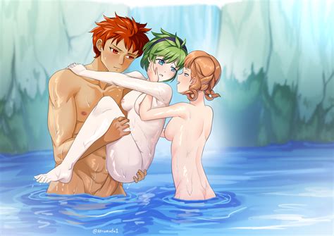 Rule 34 1boy 2girls Annette Fantine Dominic Ass Atramada1 Blue Eyes