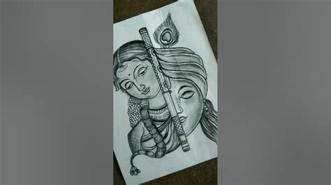 Radhe Shyam Sketch Drawing 💖😍shortvideo Art Viralshort Ternding