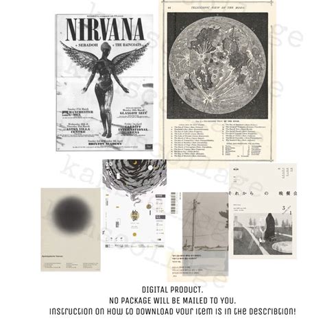 Fairy Grunge Pack Of 6 Digital Downloads Posters Etsy
