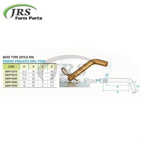 Bent Handle Hitch Pin Bent Handle Lynch Pin With R Pin Linch Pin