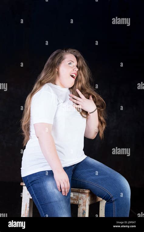 Stunning Plus Size Red Head Long Beautiful Hair Positive Energy Sweetheart Big Girl Late