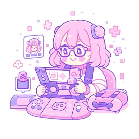 Premium Ai Image A Sticker Of A Girl Developing Apps On A Des Creative Design Bold Line Cute