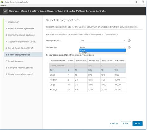 Can Only Select Large X Large For Storage Size On Upgrade