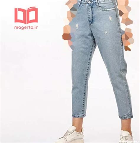 عکس شلوار لی گشاد ذغالی