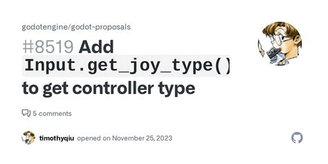 Add `inputgetjoytype` To Get Controller Type · Issue 8519
