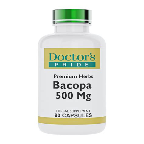 Bacopa Monnieri Leaf Extract 500 Mg 90 Capsules Doctors Pride