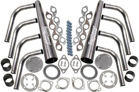 Southwest Speed Weld Together Lake Style Header Kit With 3 1 2 Mega