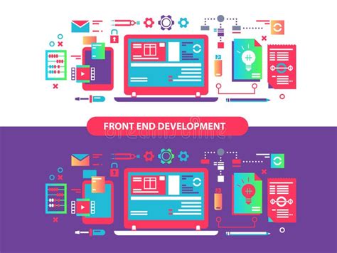 Programming And Coding Stock Vector Illustration Of Interface 108087210