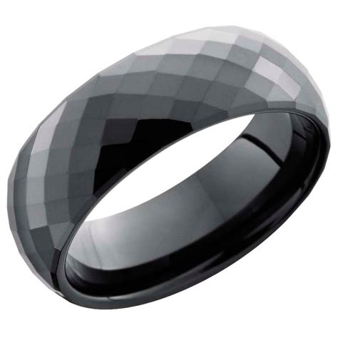 Lashbrook Black Tungsten Mens Wedding Band Markham Fine Jewelers