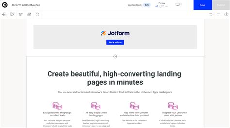 Embed Jotform Into The New Unbounce Smart Builder The Jotform Blog