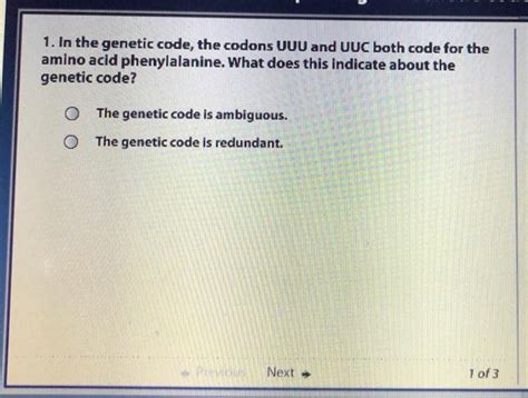 Solved Deciphering The Genetic Code You Perform Chegg Com