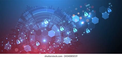 Secure Digital Space Virtual Confidential Programming Stock Vector Royalty Free 1248967816