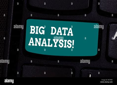 Handwriting Text Writing Big Data Analysis Concept Meaning Complex Process Of Examining Large