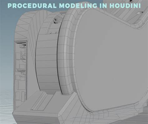 Artstation Houdini Tutorial Procedural Modeling Escalator Tutorials