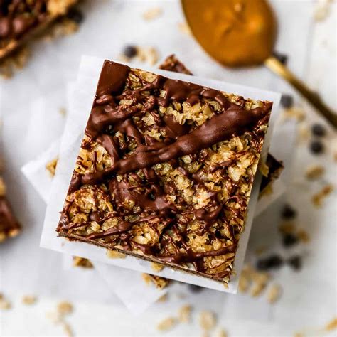 No Bake Chocolate Peanut Butter Oatmeal Bars Joyfoodsunshine