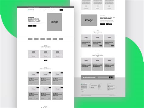 Ui Ux Wireframe Design Website On Behance