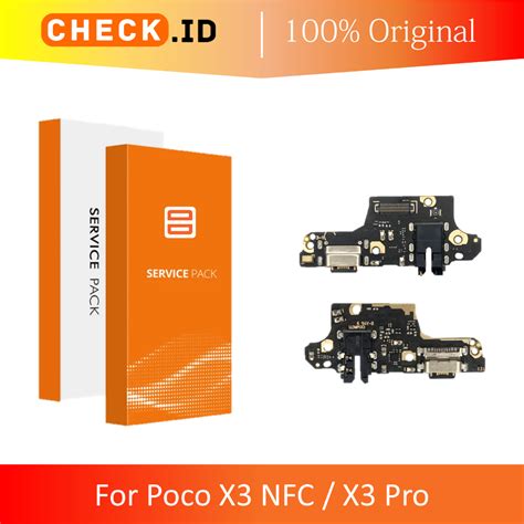 Jual Check Id Konektor Charger Mic Subboard Pocophone Poco X Nfc X Pro Original Shopee