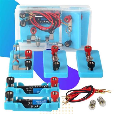 1 I Set Ang Educational Toy Creative Electrical Physics Science Lab Learning Circuit Kit Para Sa