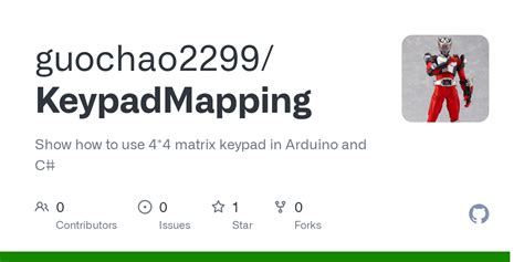 GitHub Guochao KeypadMapping Show How To Use Matrix Keypad In Arduino And C