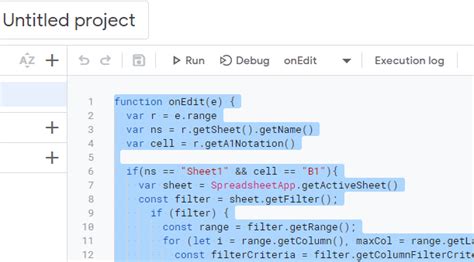 Activate Deactivate Filter Using Checkbox In Google Sheets Stack Overflow