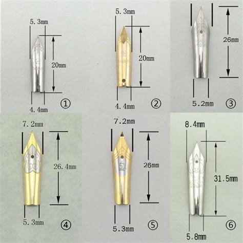 Fountain Pen Nib Sizes Chart How I Found The Perfect Tip For My Daily