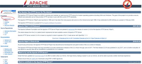 Apache服务器下载安装及使用（更新）apache Lounge Csdn博客