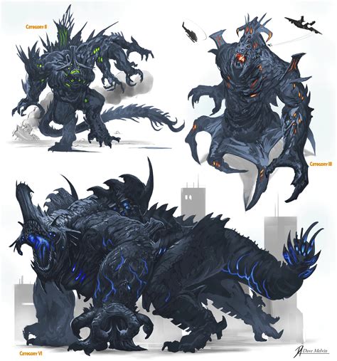 Kaiju Concept Art By