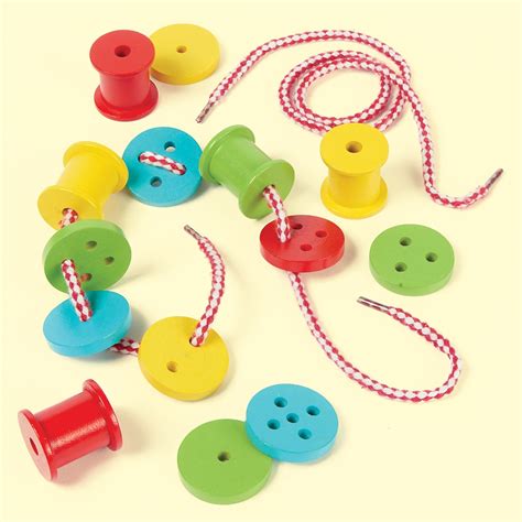Threading Buttons And Spools Montessori Services