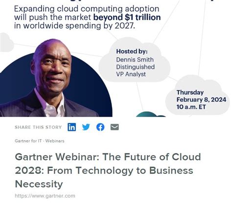 Dennis Smith On Linkedin Cloudcomputing Cloud Gartner Gartnerio Gartneriocs Genai