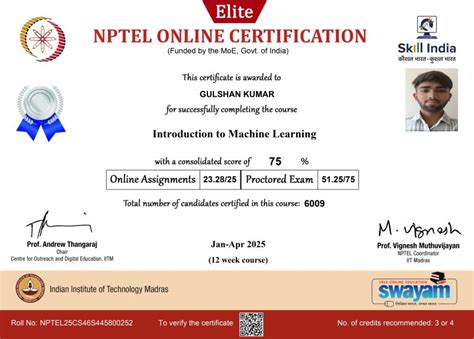 machinelearning nptel ai python datascience iitmadras… gulshan