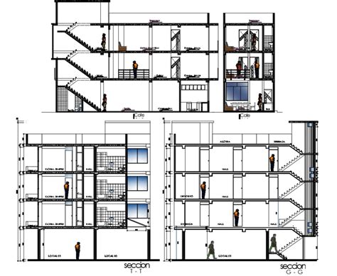 House Section Cad Drawing Plan Artofit
