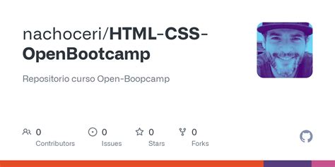 Github Nachocerihtml Css Openbootcamp Repositorio Curso Open Boopcamp