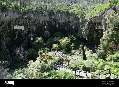 Lake Cave In Western Australia Has A Series Of Stairways And Paths That