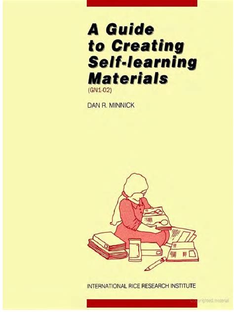 A Guide To Self Learning Materials Pdf Communication Nonverbal