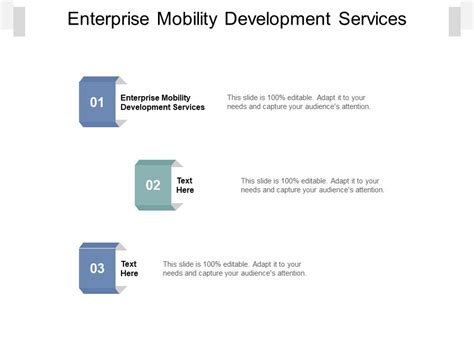 Enterprise Mobility Development Services Ppt Powerpoint Presentation Model