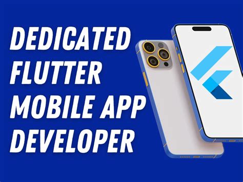 Dedicated Flutter App Developer For Android And Ios Upwork