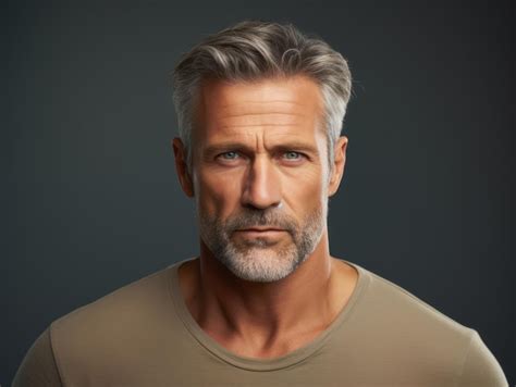 Premium Photo 50 Year Old Man Emotional Dynamic Pose