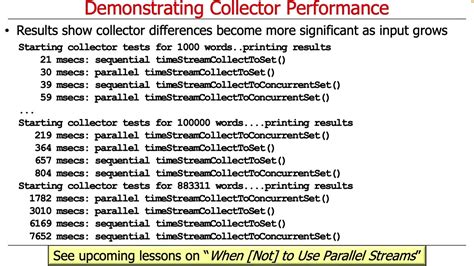 Java Parallel Streams Internals Demoing Collector Performance Youtube
