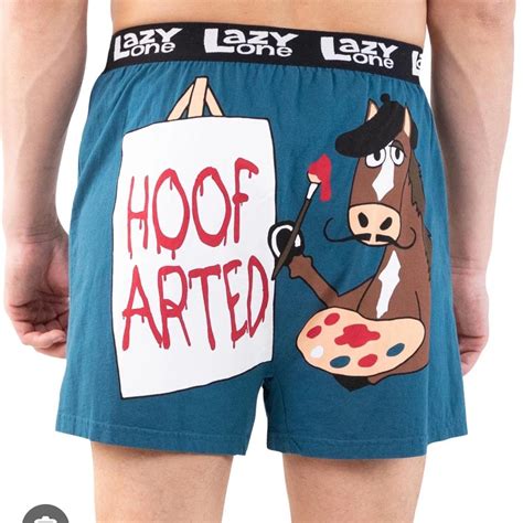 Lazy One Boxers Worn Like Once To A Christmas Depop
